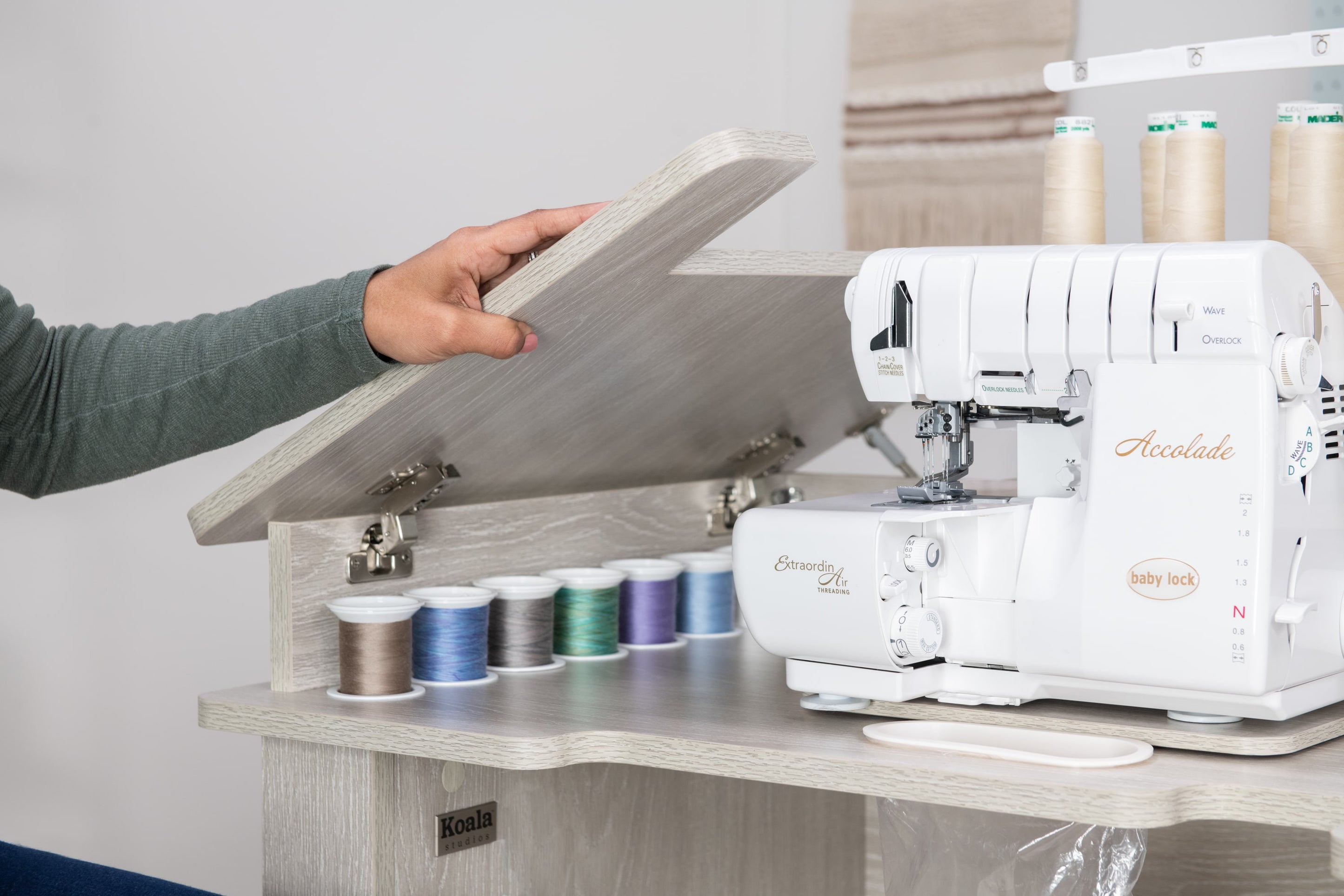 Serger Cabinet | Serger Center | Koala Studios